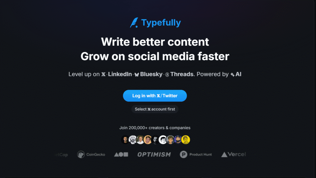 Typefully - DiscoverAI Tools